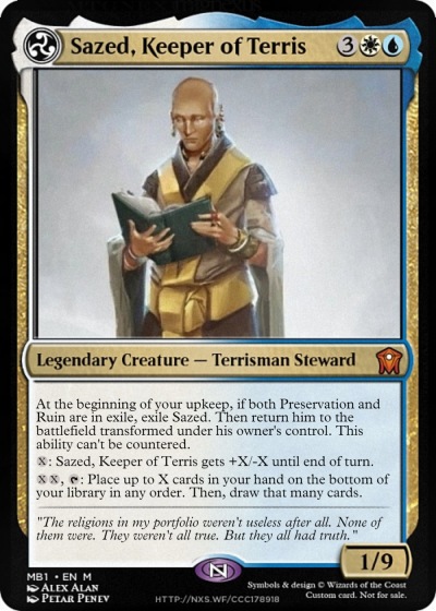 MTGNexus - Sazed, Keeper of Terris // Harmony