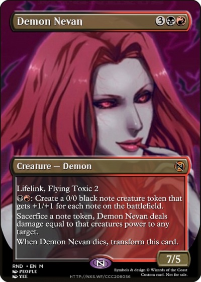 MTGNexus - Demon Nevan // Devil Arm Nevan
