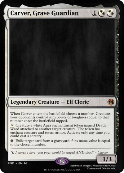 MTGNexus - Carver, Grave Guardian