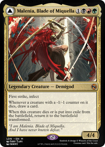 MTGNexus - Malenia, Blade of Miquella // Malenia, Goddess of Rot