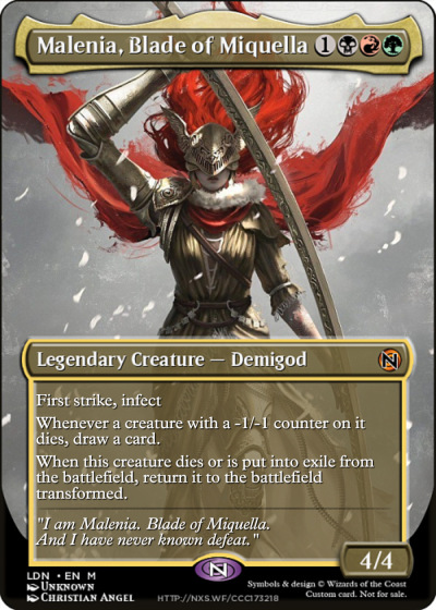 MTGNexus - Malenia, Blade of Miquella // Malenia, Goddess of Rot