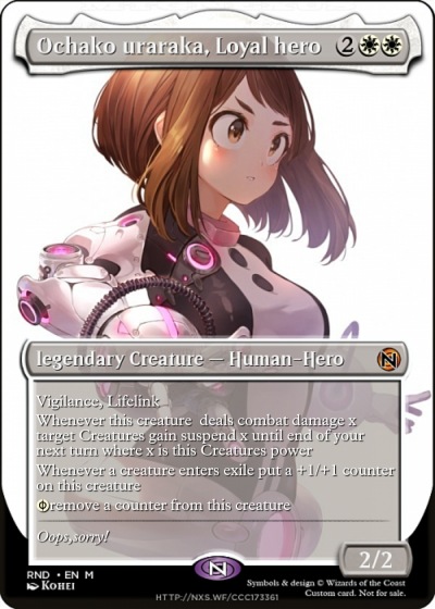 MTGNexus - Ochako uraraka, Loyal hero