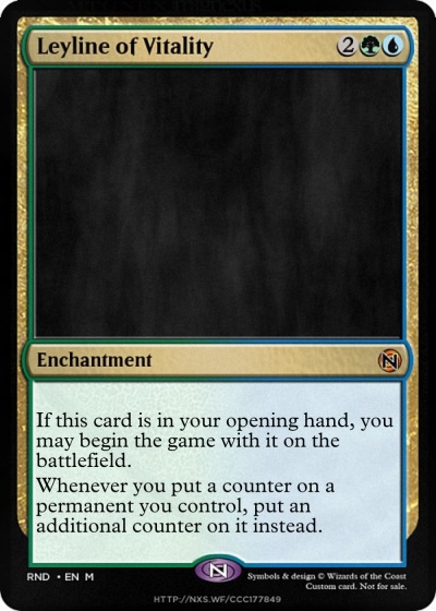 MTGNexus - Leyline of Vitality MTGNexus - Leyline of Vitality