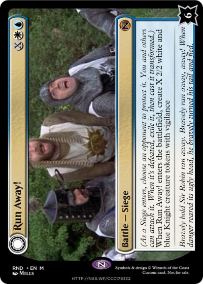 MTGNexus - Run Away! // Sir Not-Appearing-in-this-Film