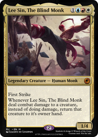 MTGNexus - Lee Sin, The Blind Monk