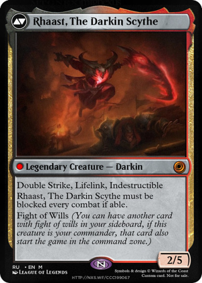 MTGNexus - Kayn, The Shadow Ripper // Rhaast, The Darkin Scythe