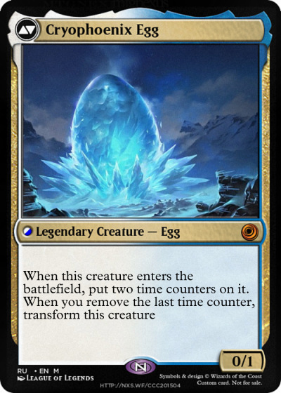 MTGNexus - Anivia, The Cryophoenix // Cryophoenix Egg
