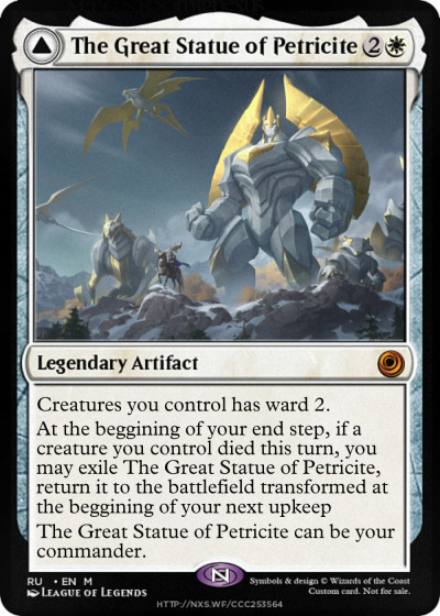 MTGNexus - The Great Statue of Petricite // Galio, Petricite Colossus