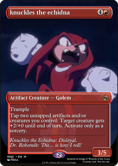 MTGNexus - knuckles the echidna