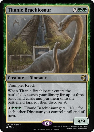 MTGNexus - Titanic Brachiosaur