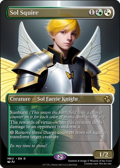MTGNexus - Sol Squire // Sol Champion