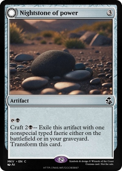 MTGNexus - Nightstone of power // Night Faerie Initiate