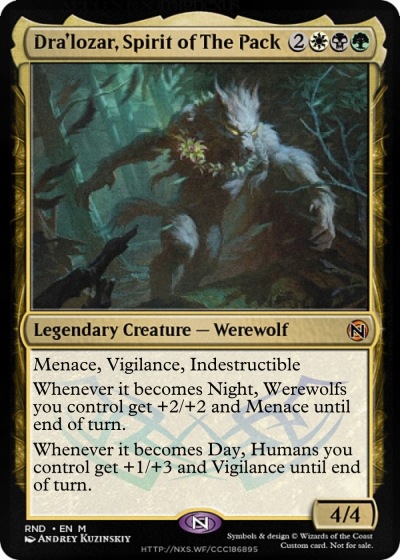 MTGNexus - Dra'lozar, Spirit of The Pack