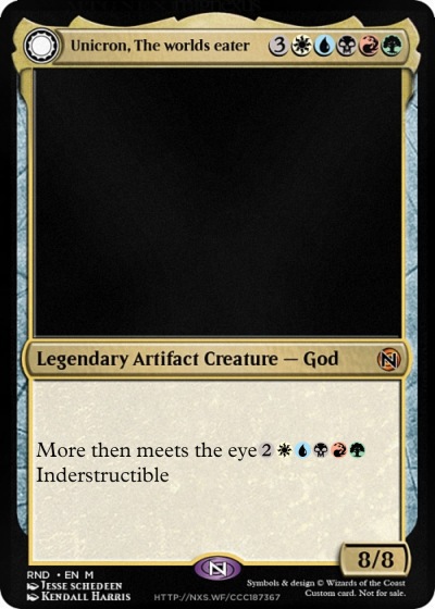 MTGNexus - Unicron, The worlds eater // Planet Unicron