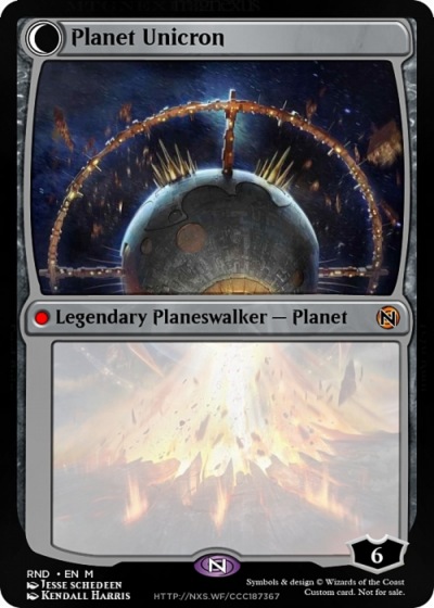 MTGNexus - Unicron, The worlds eater // Planet Unicron