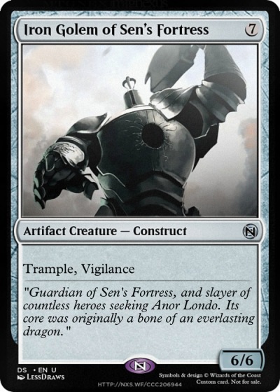MTGNexus - Iron Golem of Sen's Fortress