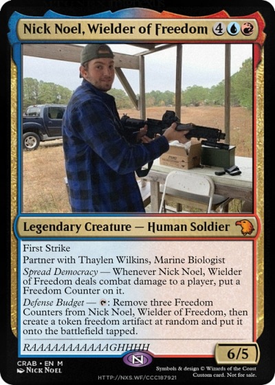 MTGNexus - Nick Noel, Wielder of Freedom
