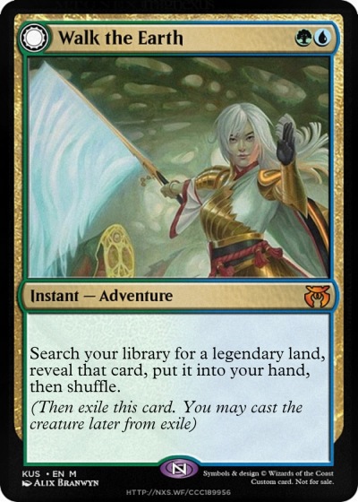 MTGNexus - Walk the Earth // Wanderer who Walks the Earth