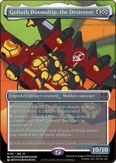MTGNexus - Goliath Doomship, the Destroyer // Mini doomships, tiny bombs
