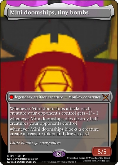 MTGNexus - Goliath Doomship, the Destroyer // Mini doomships, tiny bombs