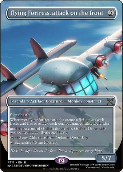 MTGNexus - flying Fortress, attack on the front