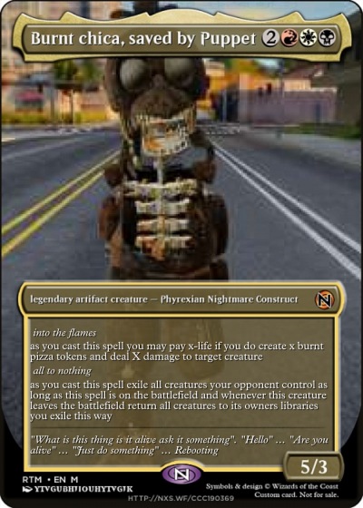 MTGNexus - Burnt chica, saved by Puppet