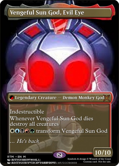 MTGNexus - The True Sun God, God Of The Sun // Vengeful Sun God, Evil Eye