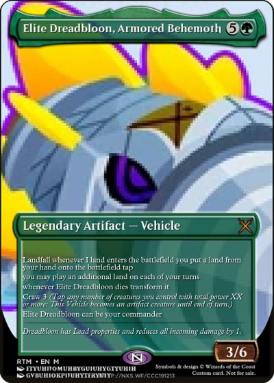 MTGNexus - Elite Dreadbloon, Armored Behemoth // Underground, Cave of Dread