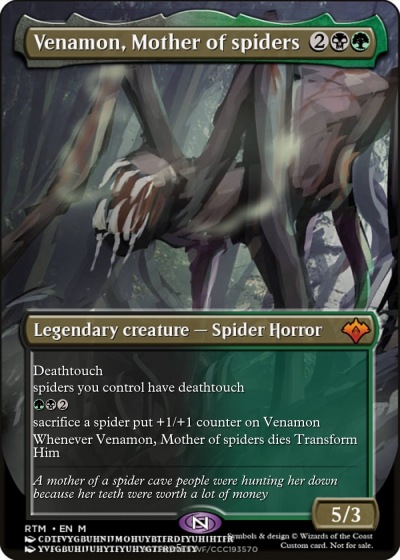 MTGNexus - Venamon, Mother of spiders // Venamon Nest