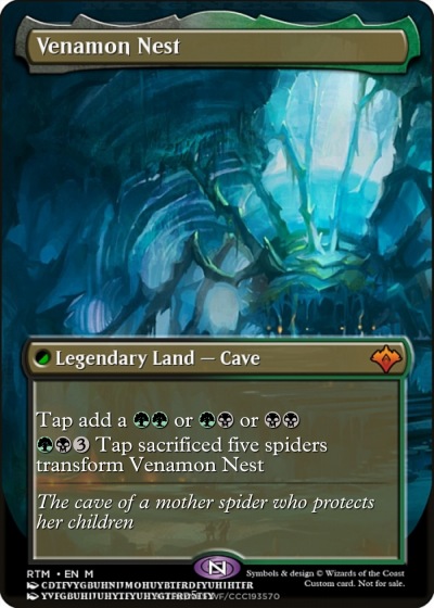 MTGNexus - Venamon, Mother of spiders // Venamon Nest