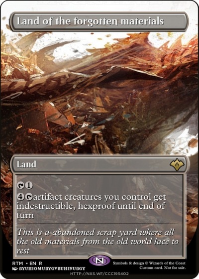 MTGNexus - Land of the forgotten materials
