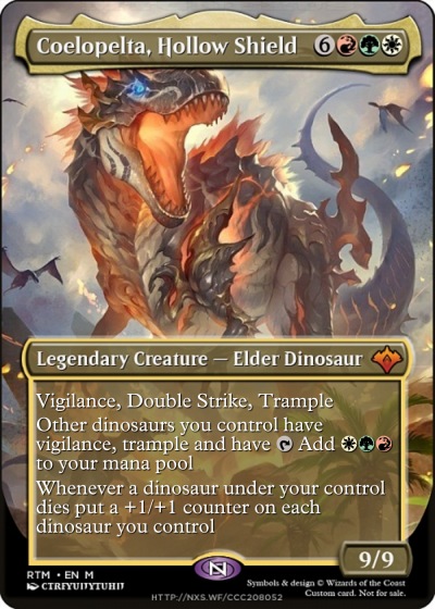 MTGNexus - hero of viroa Dinosaur commander