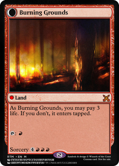 MTGNexus - Eruption of Chaos // Burning Grounds