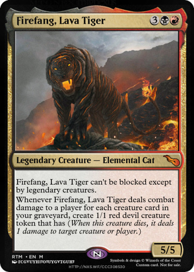 MTGNexus - Firefang, Lava Tiger