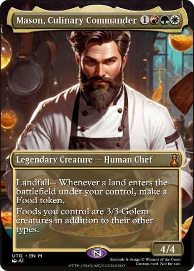 MTGNexus - Mason, Culinary Commander