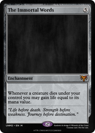 MTGNexus - The Immortal Words
