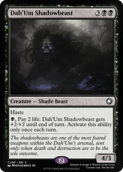 MTGNexus - Dah'Um Shadowbeast