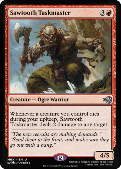 MTGNexus - Sawtooth Taskmaster