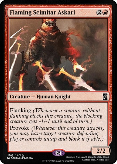 MTGNexus - Flaming Scimitar Askari