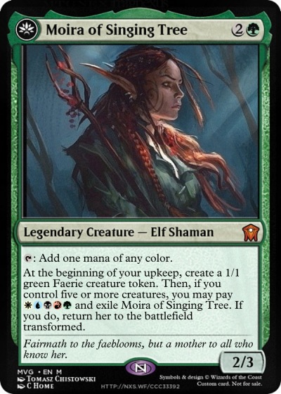 MTGNexus - Moira of Singing Tree // Moira, Steward of Everend