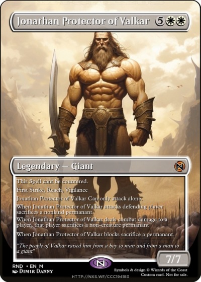 MTGNexus - Jonathan Protector of Valkar