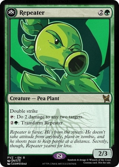 MTGNexus - Repeater // Gatling Pea