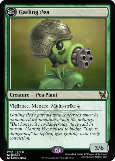 MTGNexus - Repeater // Gatling Pea