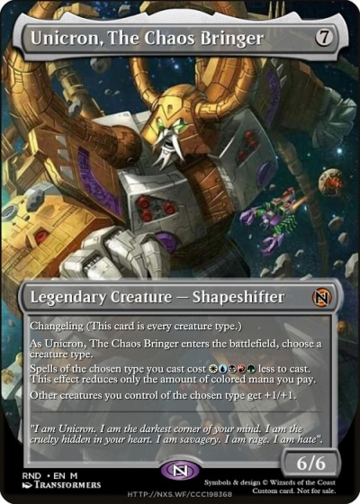 MTGNexus - Unicron, The Chaos Bringer