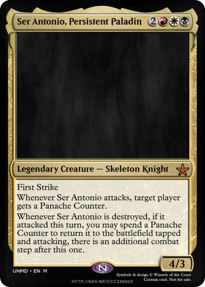 MTGNexus - Ser Antonio, Persistent Paladin