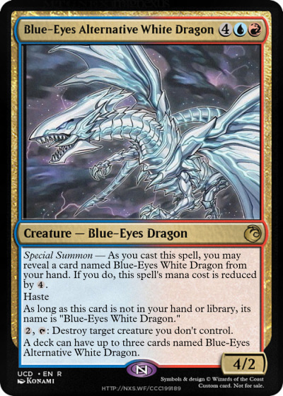 MTGNexus - Blue-Eyes Alternative White Dragon