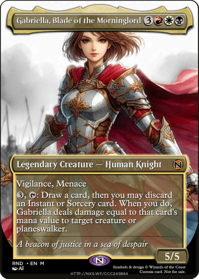 MTGNexus - Gabriella, Blade of the Morninglord