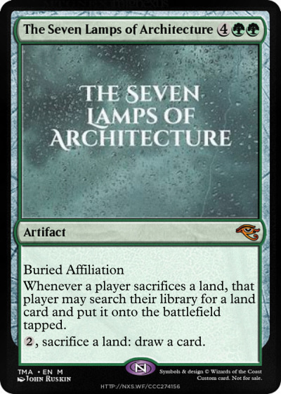 MTGNexus - The Seven Lamps of Architecture