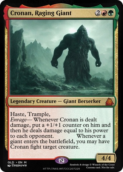 MTGNexus - Cronan, Raging Giant