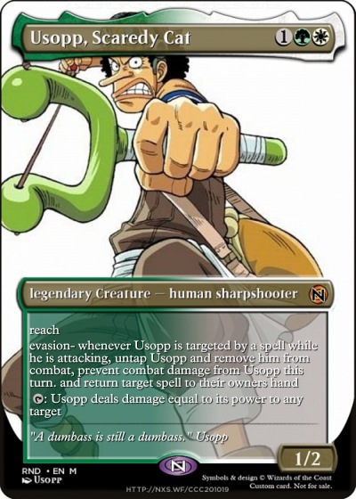 MTGNexus - Usopp, Scaredy Cat